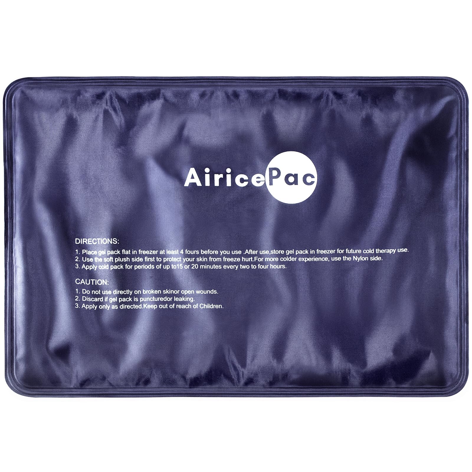 Amazon.com: AiricePac Ice Packs for Injuries Reusable, 10”x 14”Gel Cold ...