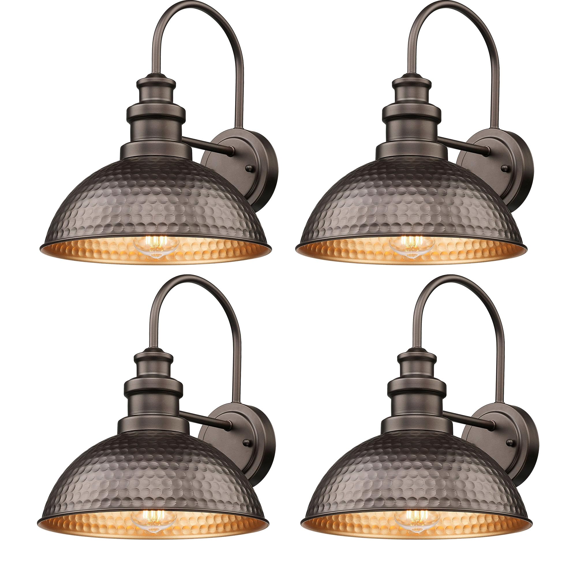 Casia Outdoor Farmhouse Barn Lights, Rustic Outdoor Wall Sconce ...