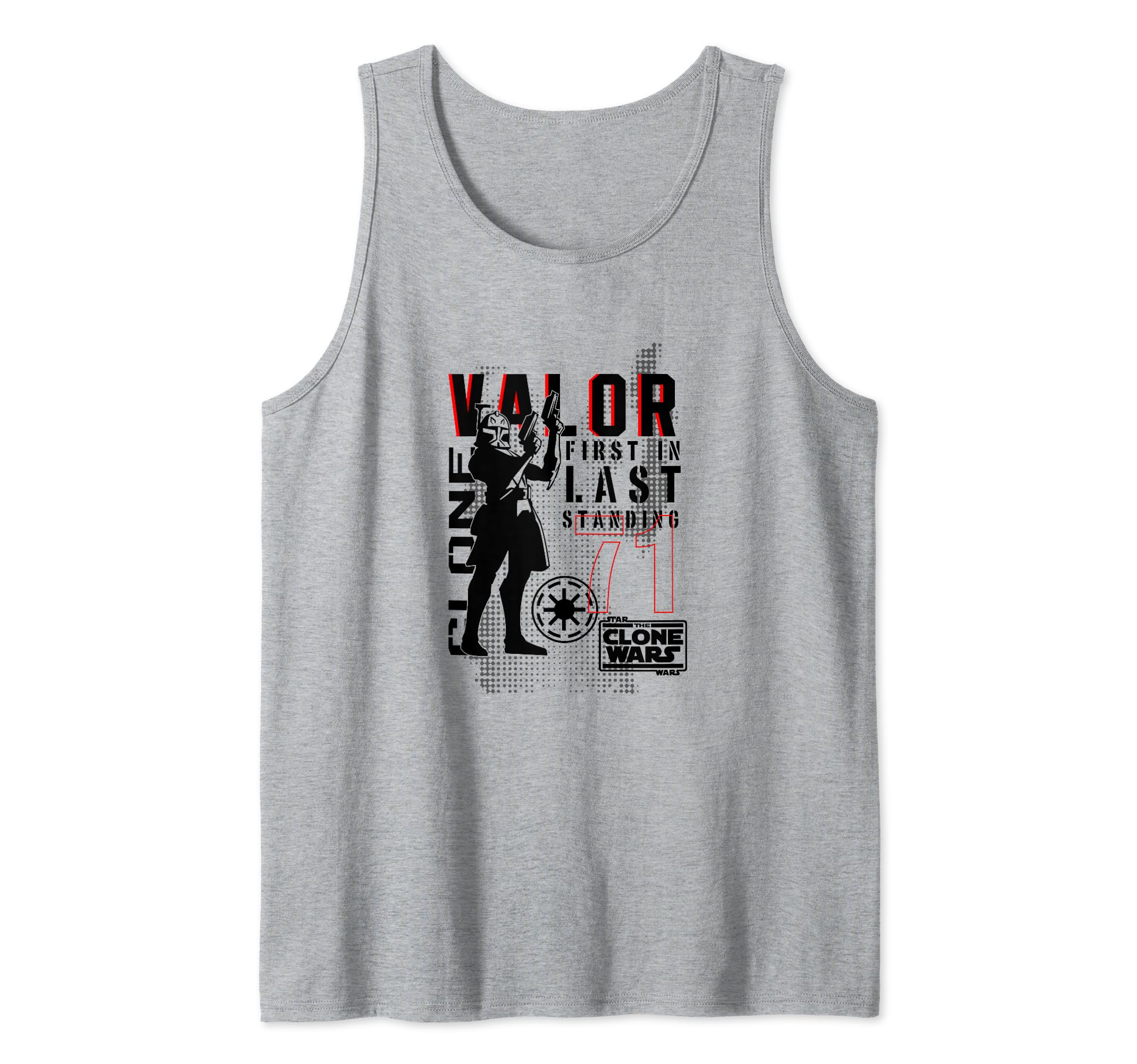 Star Wars: Clone Wars Valor First In Last Standing Tank Top – BigaMart