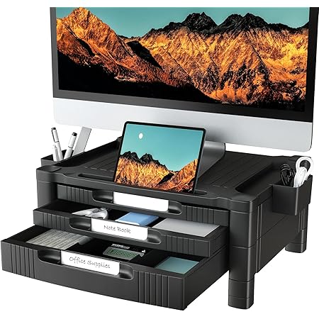 Amazon.com: Mind Reader PC, Laptop, IMAC Monitor Stand and Desk ...