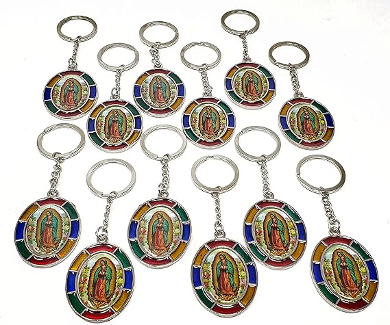 Amazon.com: Arimex Religious Virgin Mary Keychain for church Function ...