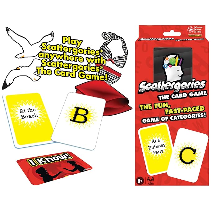 Amazon.com : Winning Moves Scattergories The Card Game Games USA, Fast ...