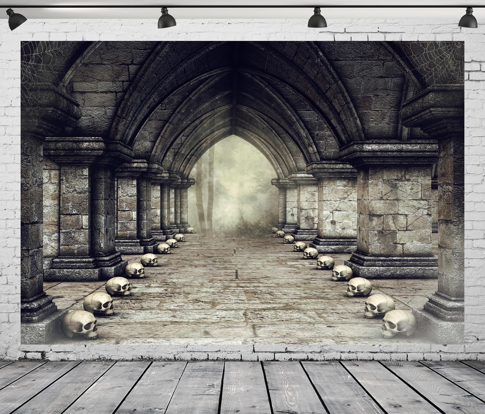 Door Backdrops For Photography BELECO 8x6ft Fabric Medieval Castle ...