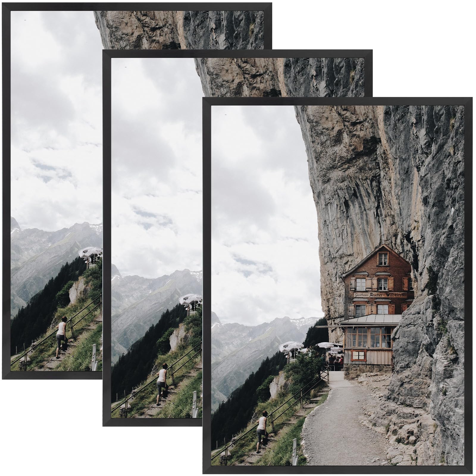 Amazon.com - Frametory, A3 Aluminum Poster Frames, Acrylic Front, Thin ...