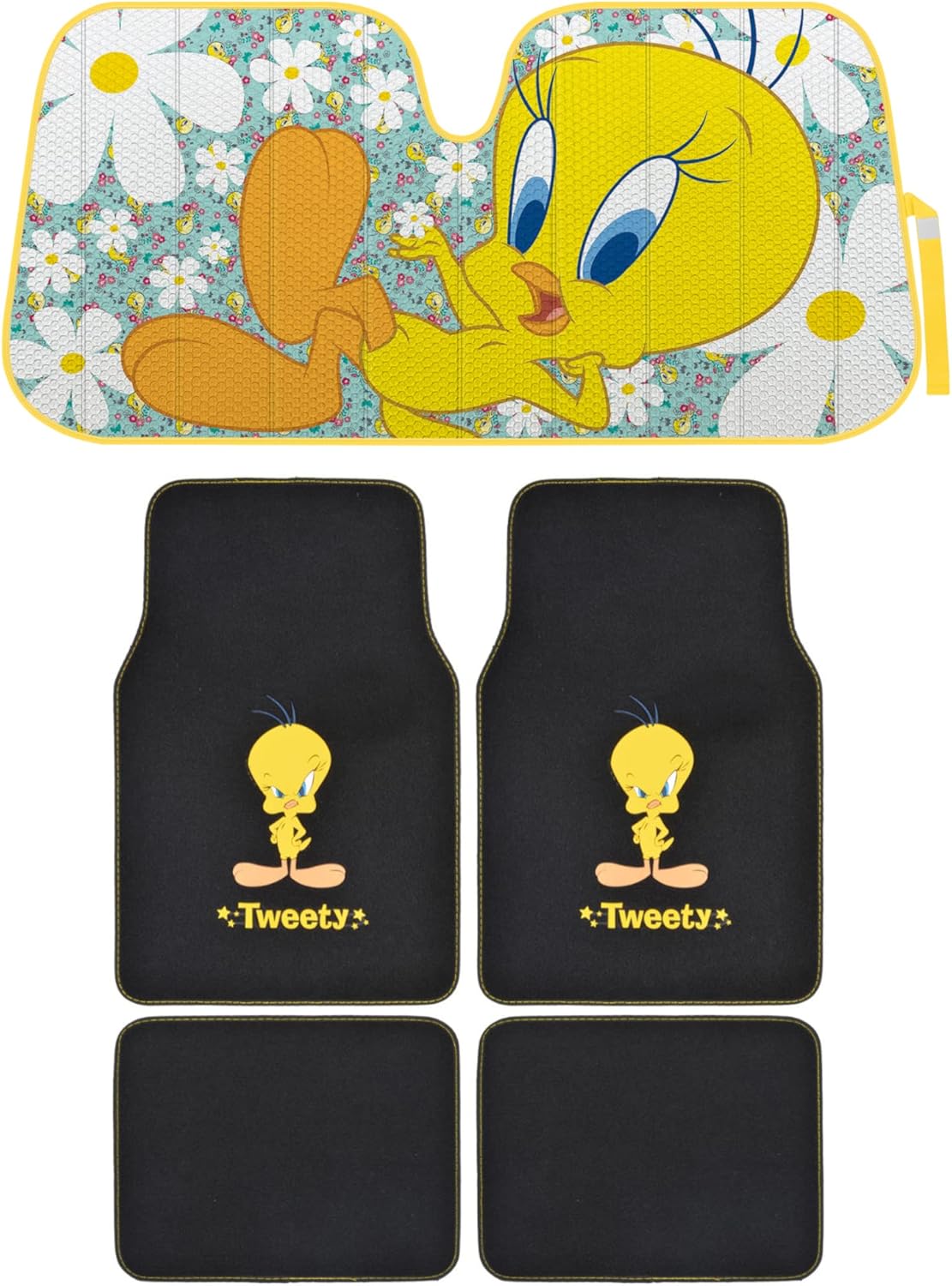 Amazon.com: BDK Warner Bros Looney Tunes Tweety Bird Car Accessories ...