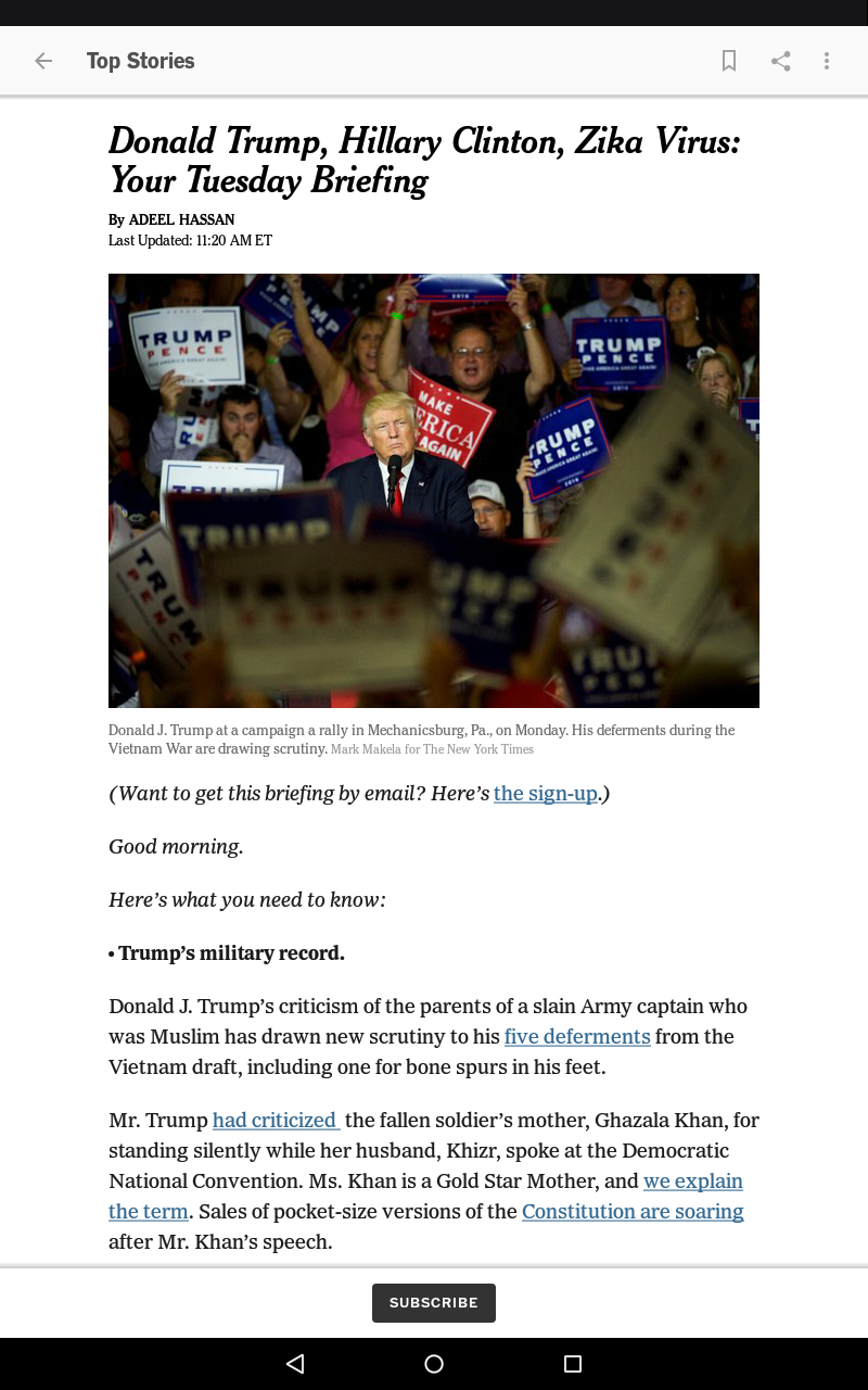 NYTimes - Breaking Local, National & World News - App on Amazon Appstore