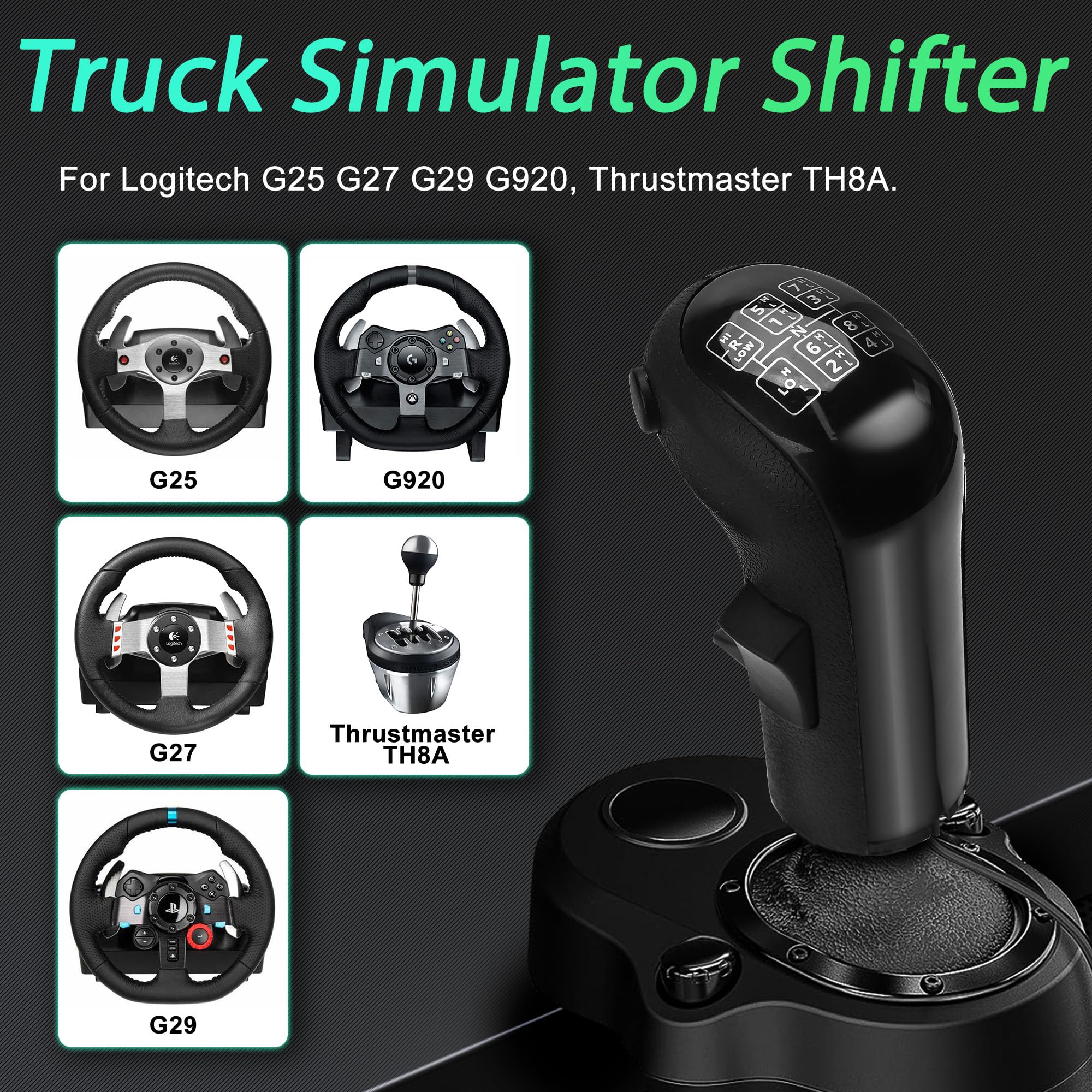 Snapklik.com : CNSPEED USB American Truck Simulator Shifter, Gearshift ...