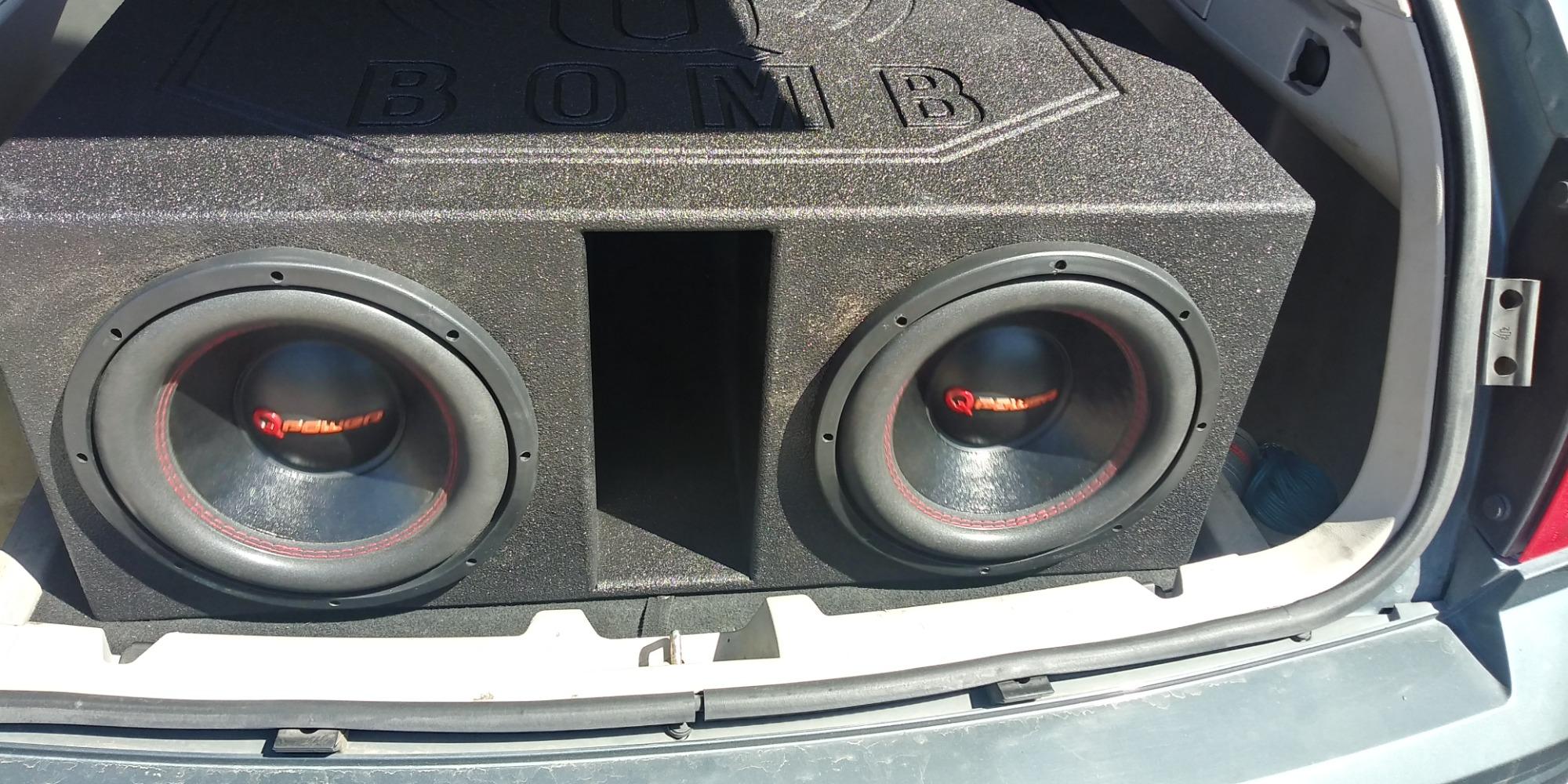 Amazon.com: Q Power 12 Inch 3000 Watt Super Deluxe Subwoofer DVC Car ...