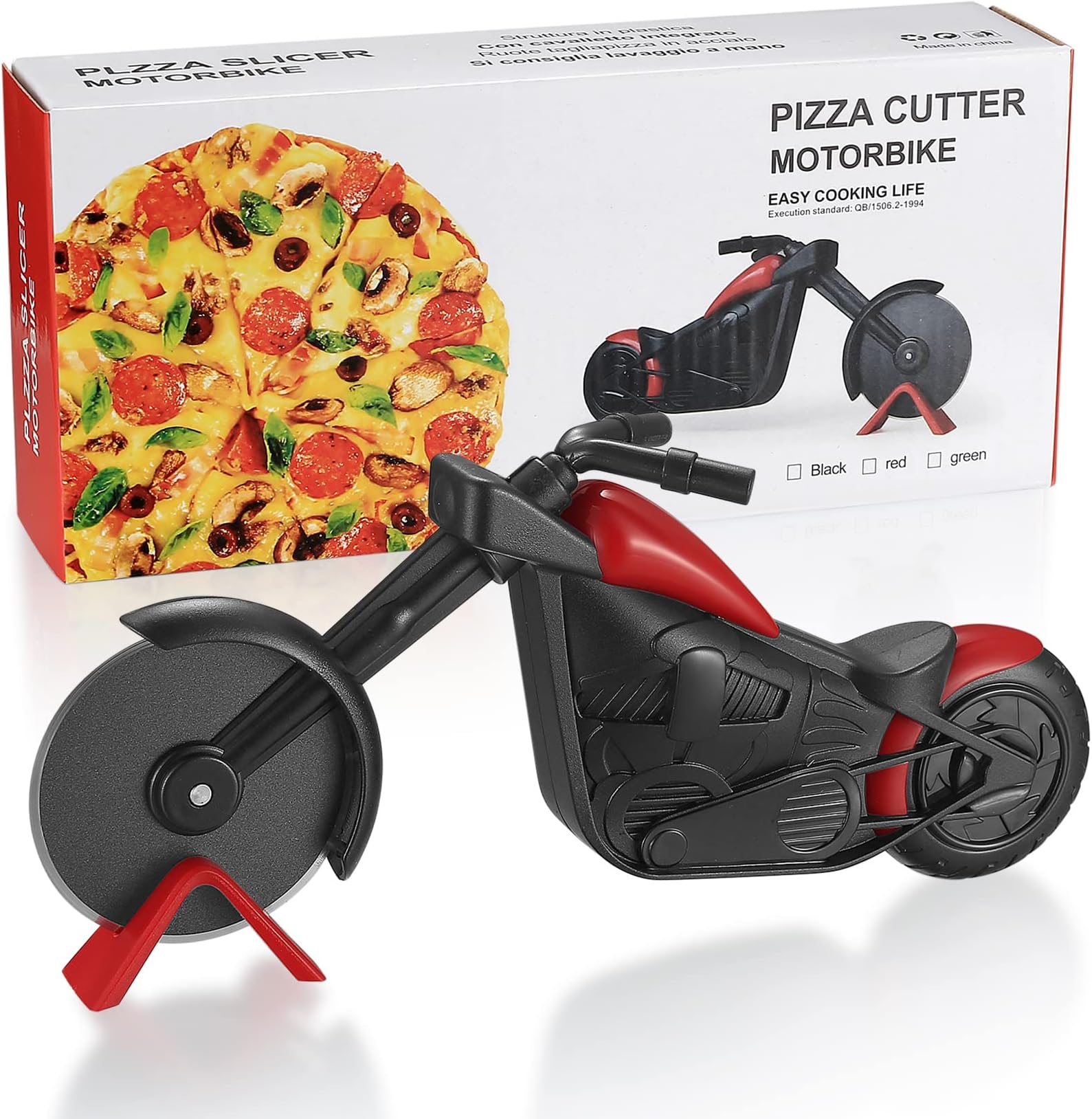 Amazon.com: Pizza Cutter Stainless Steel Slicer Knife - Motorcycle ...