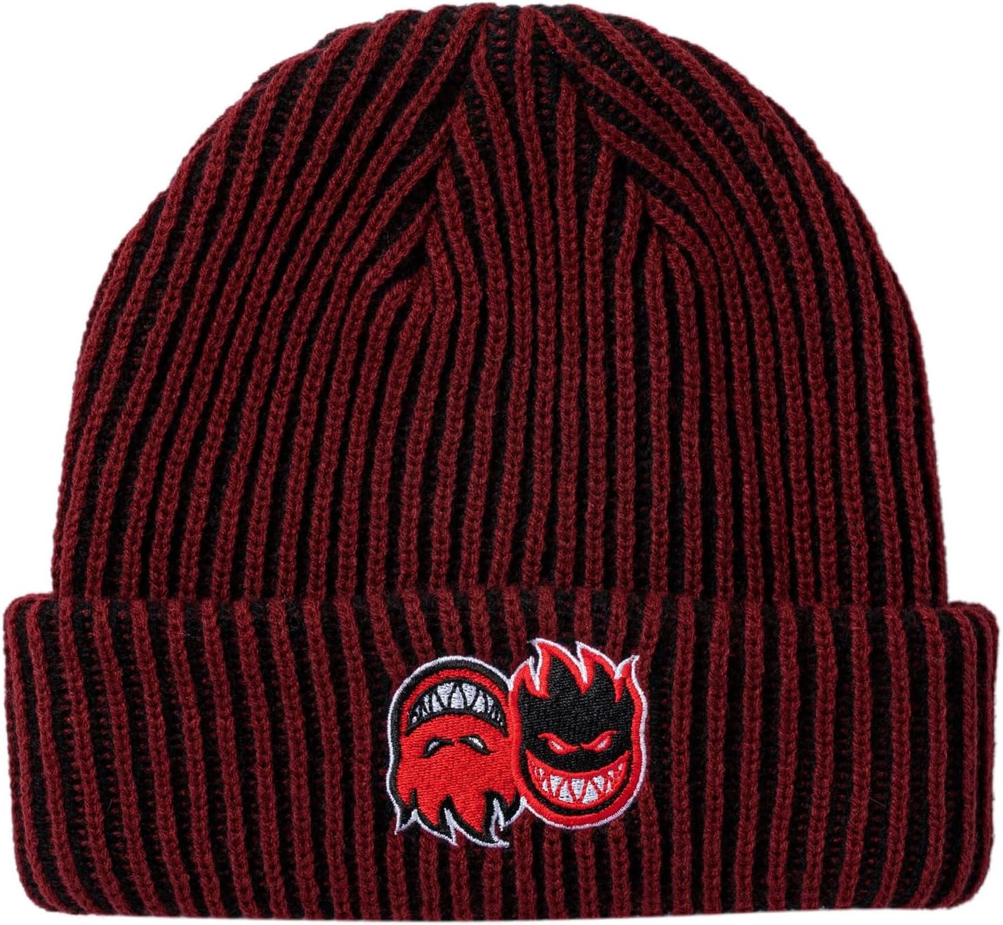 Spitfire Wheels Beanie Eternal Fill Cuff Dark Red/Black Red at Amazon ...