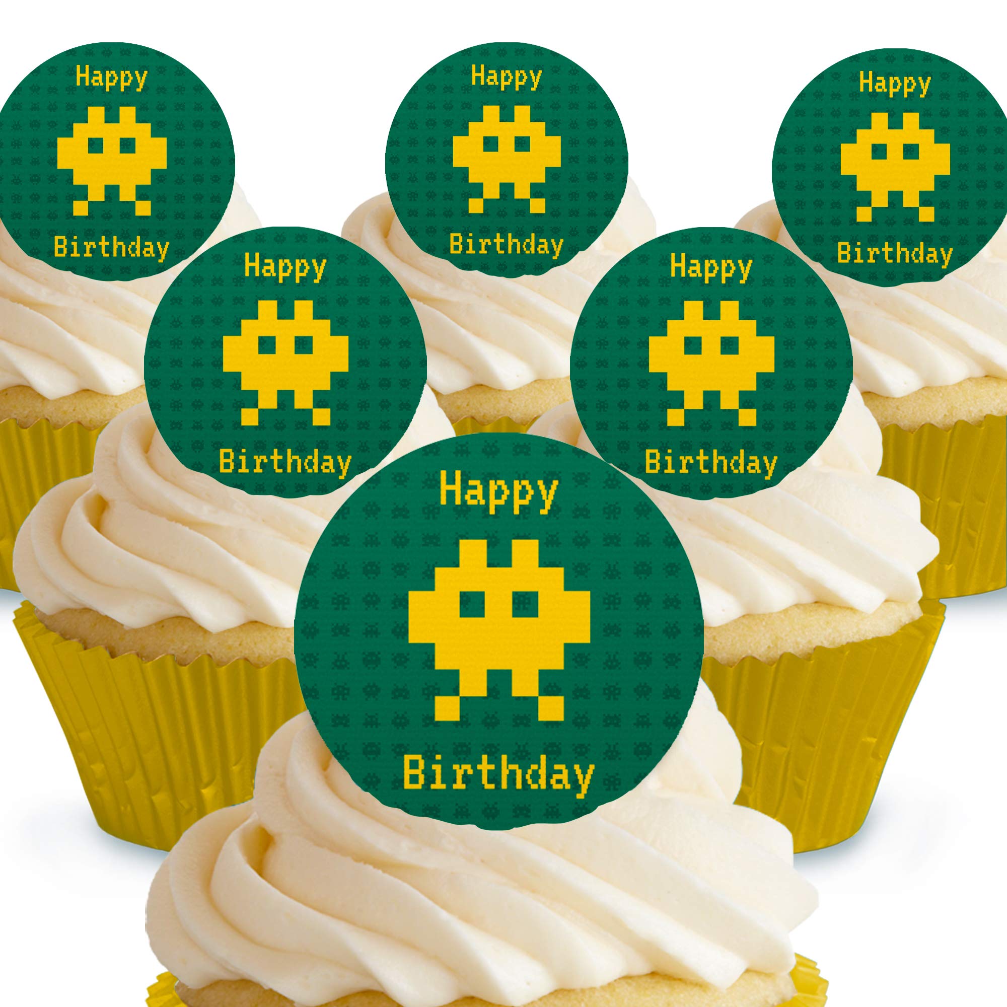 Space Invaders Birthday Cake Alien Invasion Cake