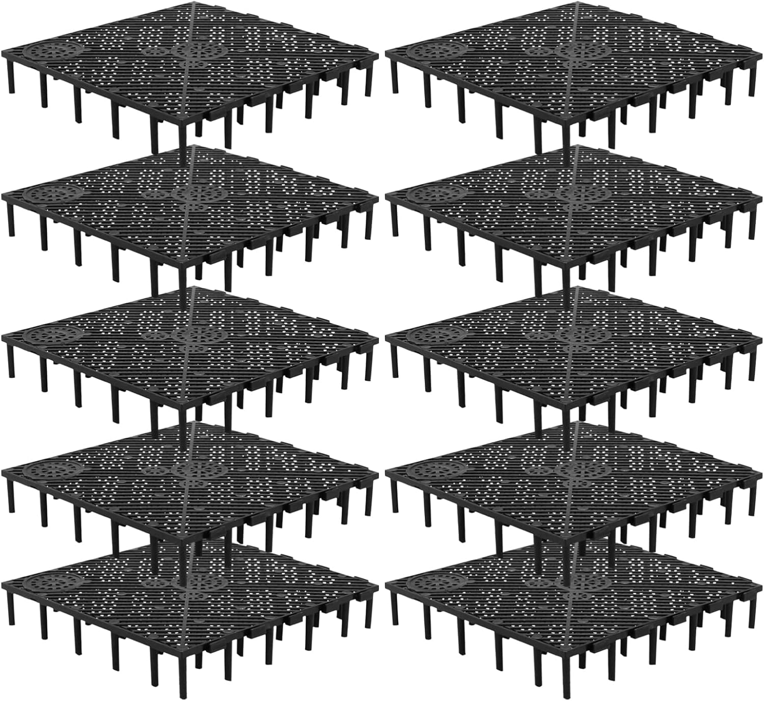 Amazon.com : Baluue Fish Tank Bottom Filter, 20pcs PVC Filter Plate ...