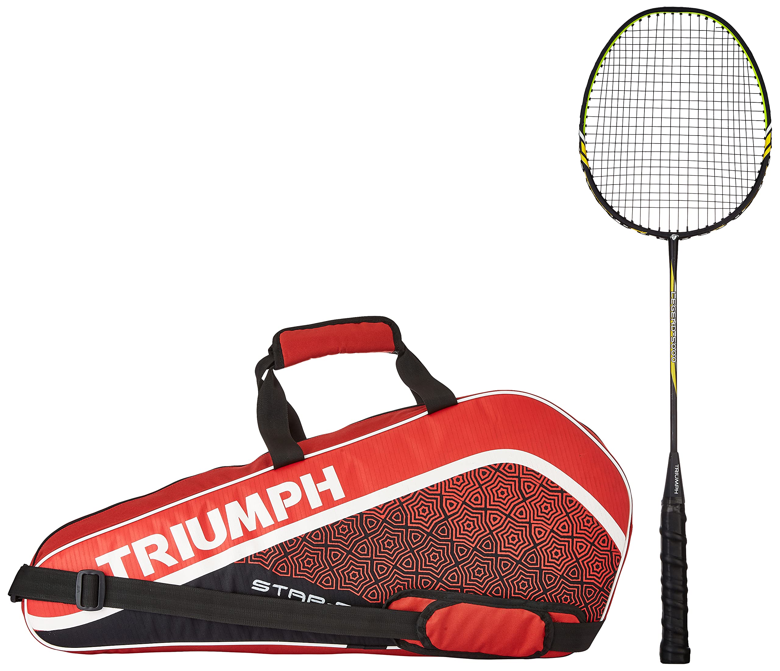 Buy Triumph Legend-5000 One Piece Light Weight Strung Badminton Racket ...