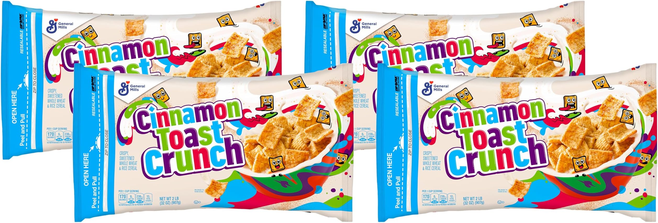 Amazon.com: Original Cinnamon Toast Crunch Breakfast Cereal, 32 OZ ...