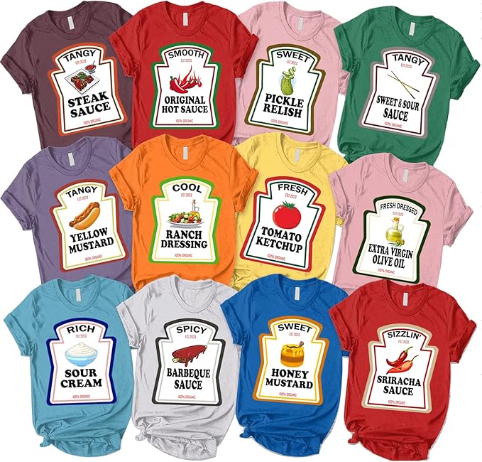 Amazon.com: DT POD Condiment Shirts, Patti Mayonnaise, T-Shirt for ...