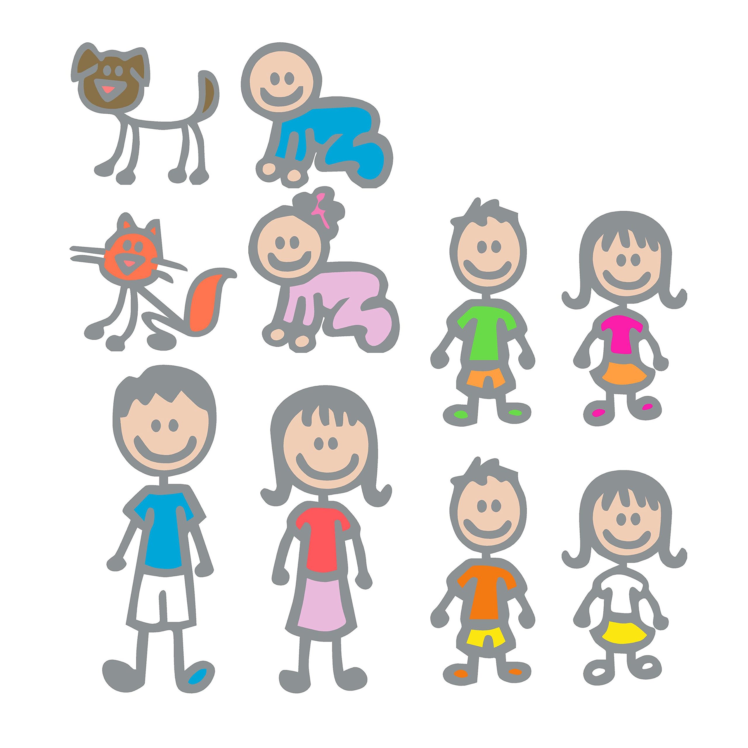 Stick Family Clip Art
