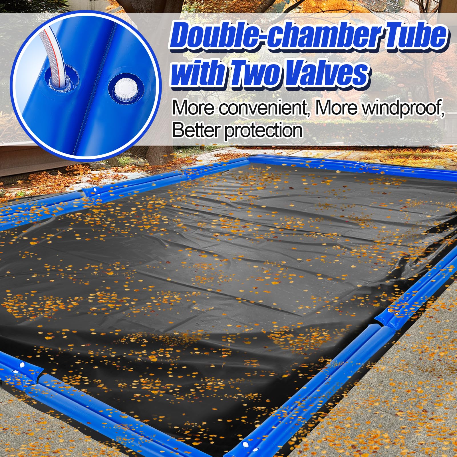 Snapklik.com : 6 Packs 8ft Heavy-Duty Pool Cover Water Bags - Thicken ...