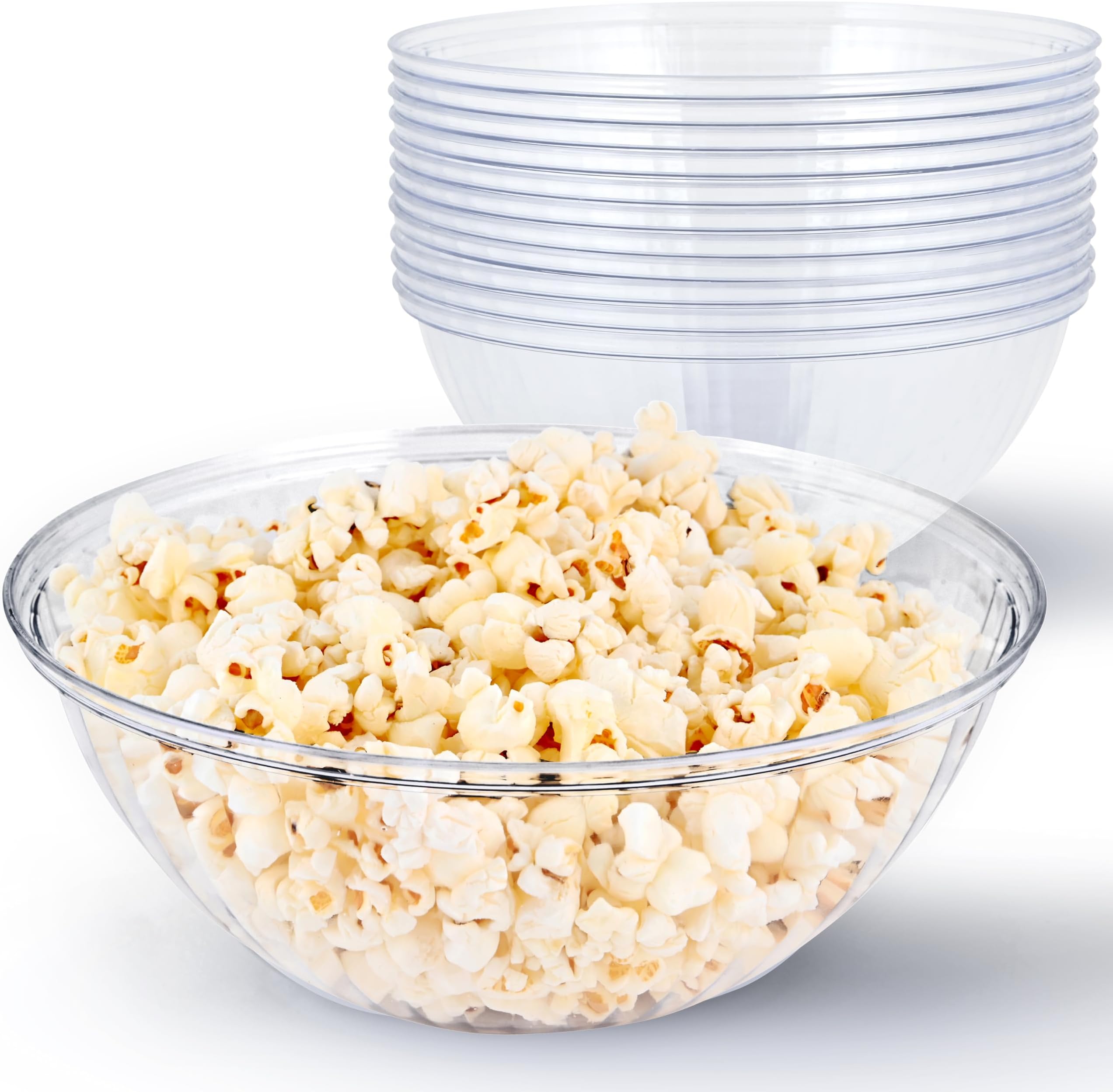 Amazon.com: AICHEF 50 Pack 32 oz Paper Bowls with Lids for Salad, Pasta ...