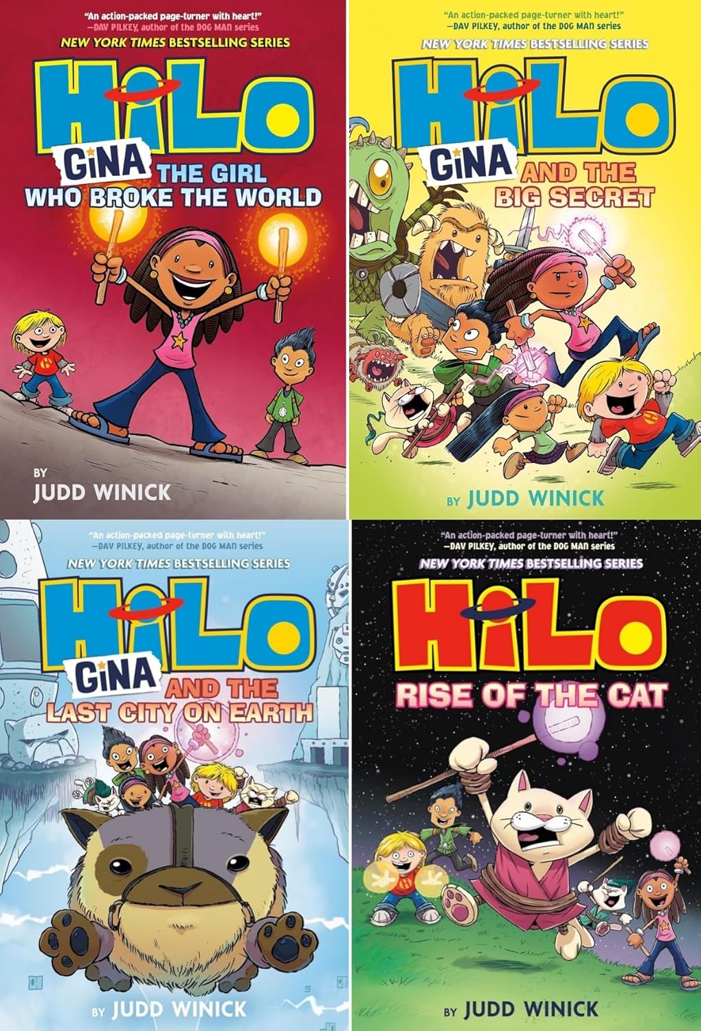 Hilo Series 4 Books Set (Book 7 - Book 10): The Girl Who Broke the ...