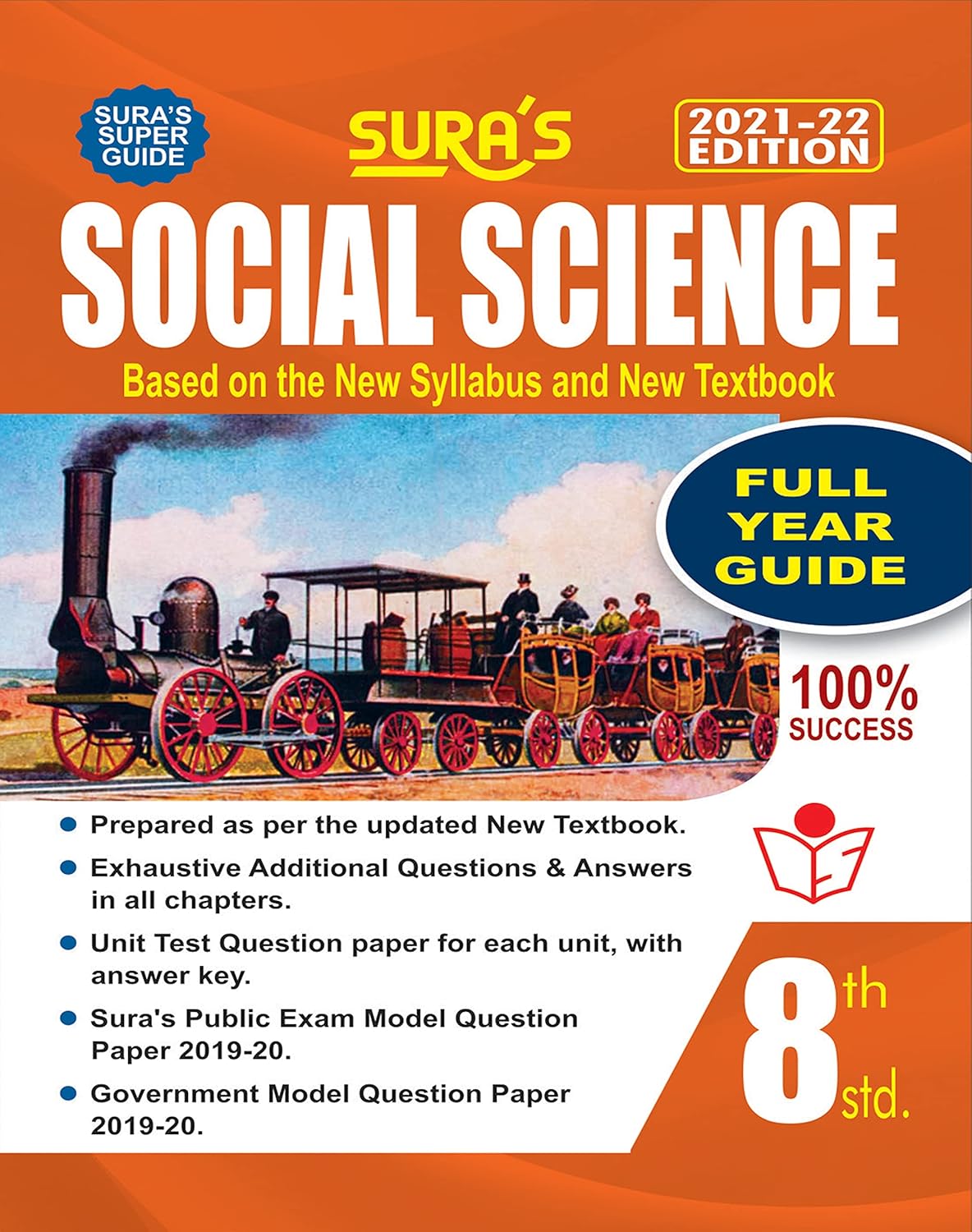 Sura's 8th STD Social Science Full Year Guide (ENGLISH MEDIUM) 2021-22 ...
