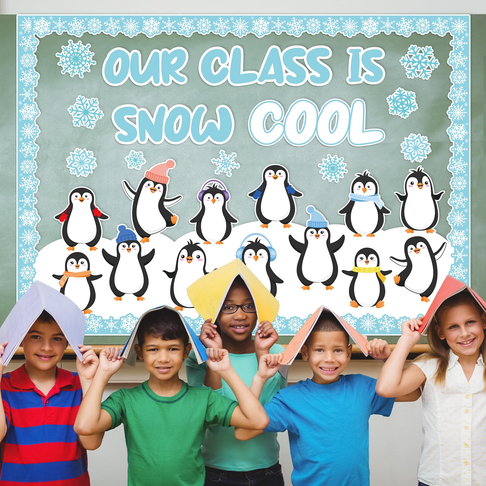 Snapklik.com : Winter Bulletin Board Decoration Set Winter Holiday ...