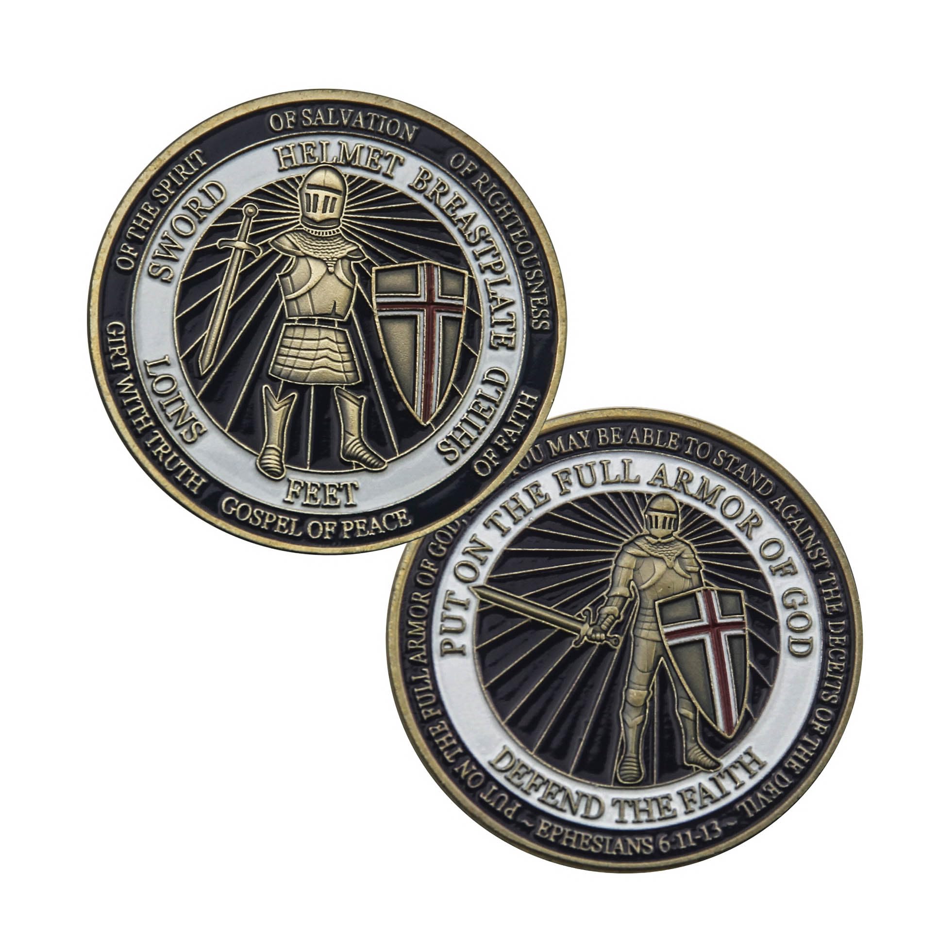 Amazon.com: The Knights Templar Commemorative Coin The Whole Armor of ...