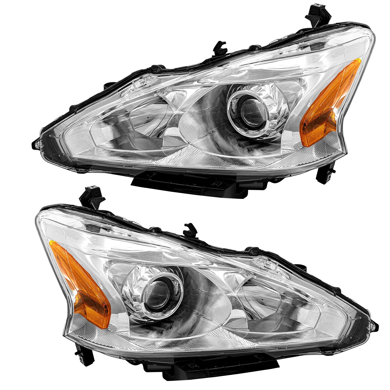 Headlight Housing 2013-2015 Nissan Altima Sedan Projector Headlights ...