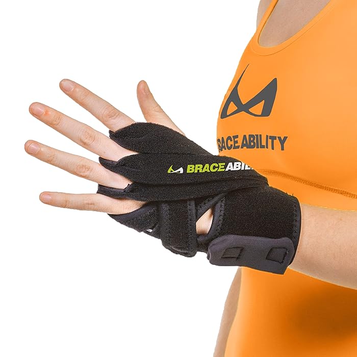 Buy BraceAbility Ulnar Drift Splint - Adjustable Crooked Finger Support ...