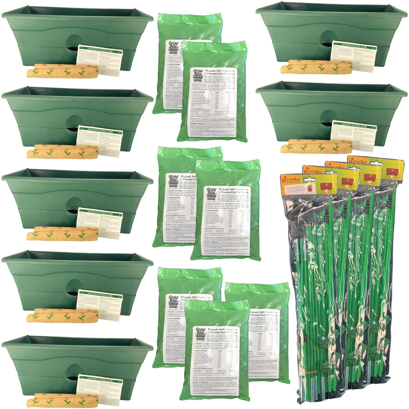Amazon.com : Self-Watering GrowBoxes, Natural Fertilizer Covers, Soil ...
