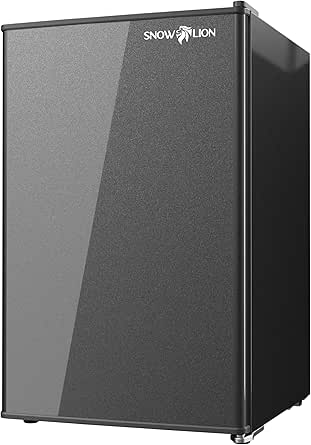 Amazon.com: SnowLion Premium Black Mini Fridge, 65L Undercounter ...
