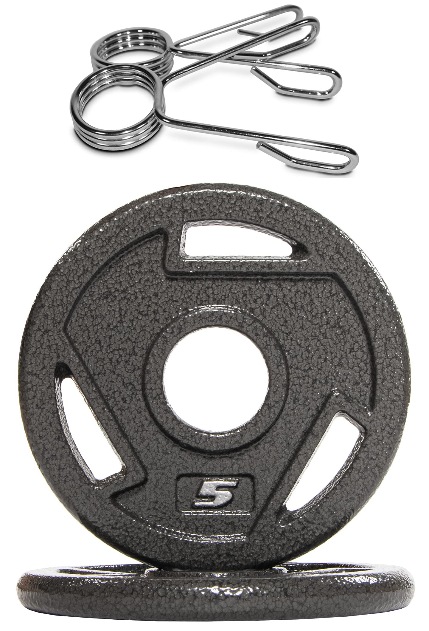 Cast Iron 35lb Plates Signature Fitness Olympic 2-Inch Cast Iron Plate ...