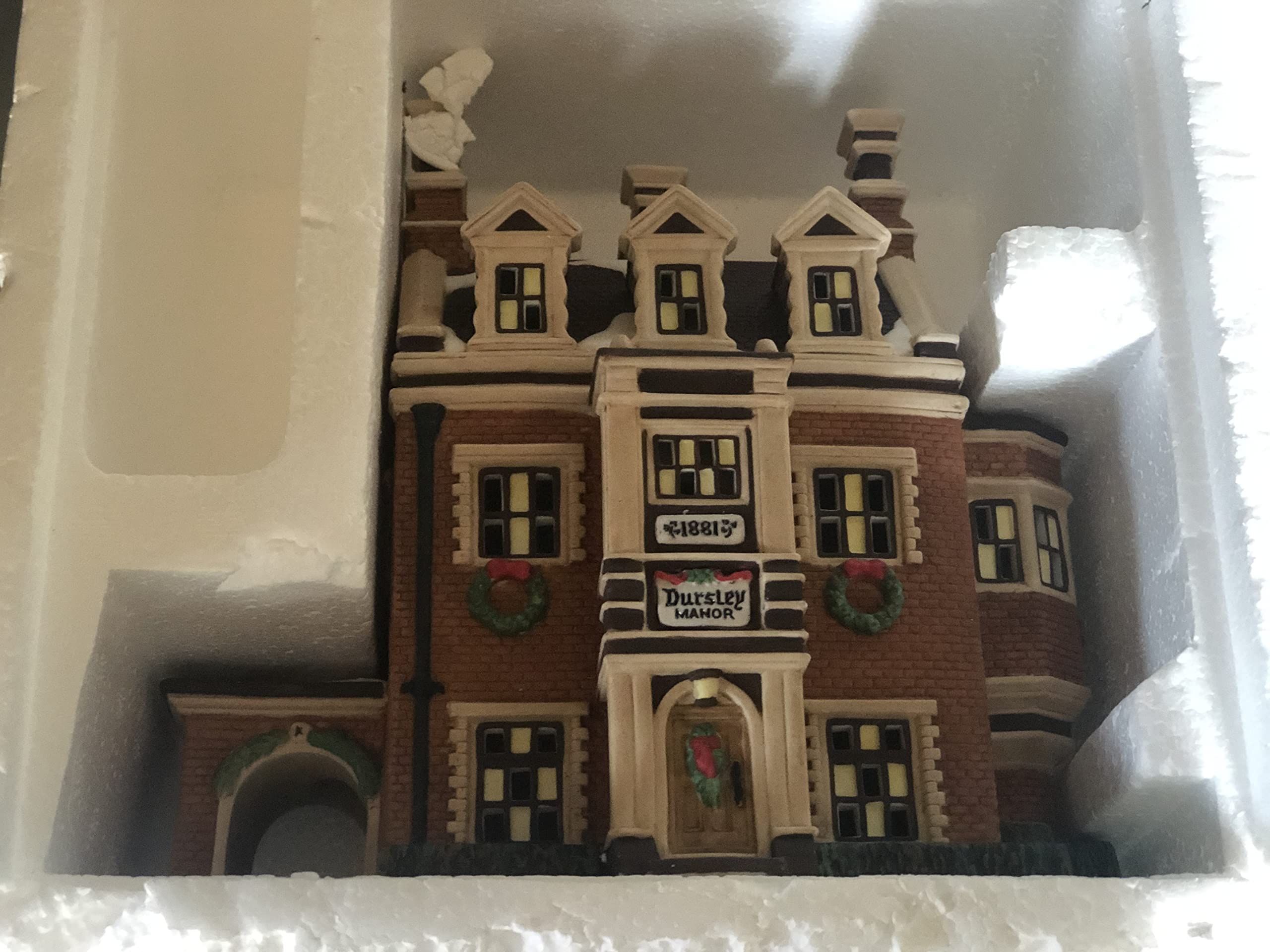 Amazon.com: Department 56 Dickens Village 'Dursley Manor' Resin ...