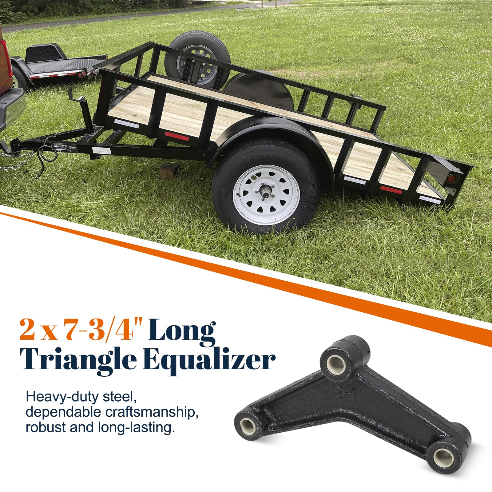 Snapklik.com : EASYBERG Trailer Shackle Kit, Tandem Trailer Axle ...