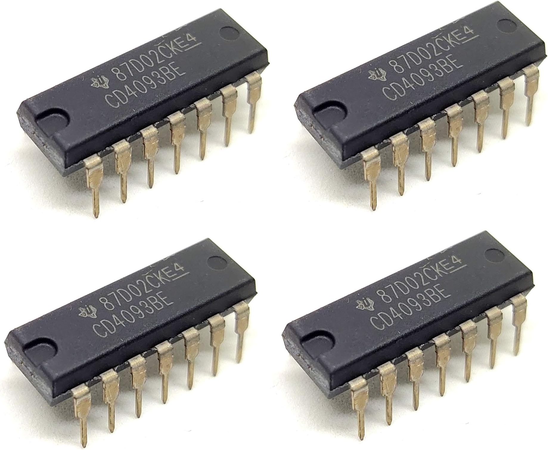 INVENTO 2Pcs 4028 IC CD4028BE Logic IC BCD to Decimal Decoder, 10 ...