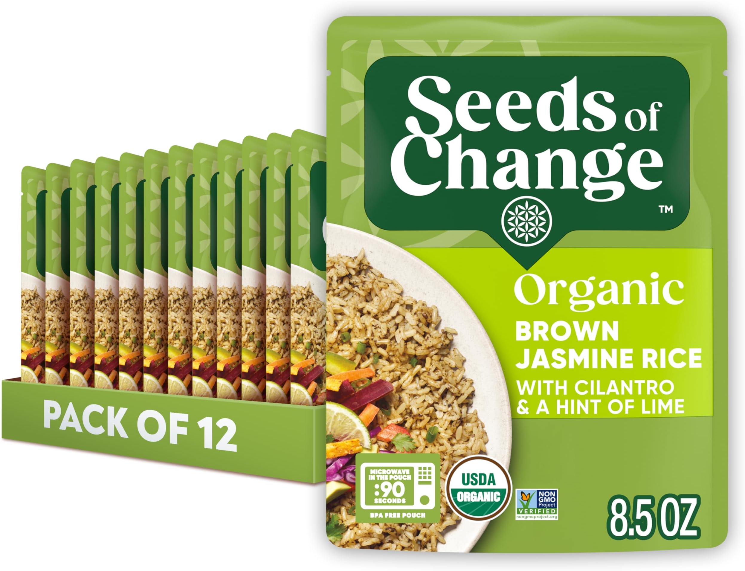 Amazon.com : Minsley Cooked Brown Rice Bowl, 100 Percent Organic ...