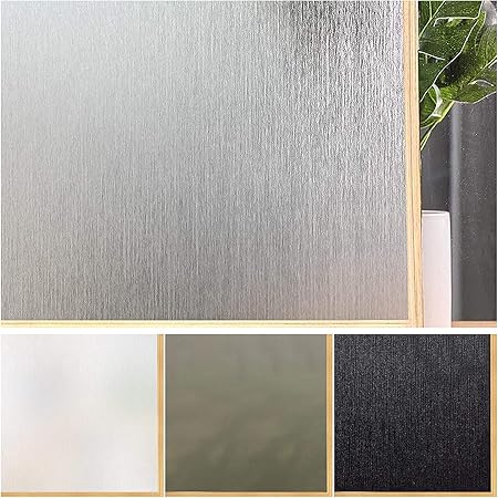 Amazon.com: FEOMOS Rain Glass Window Film UV Blocking Removable Window ...