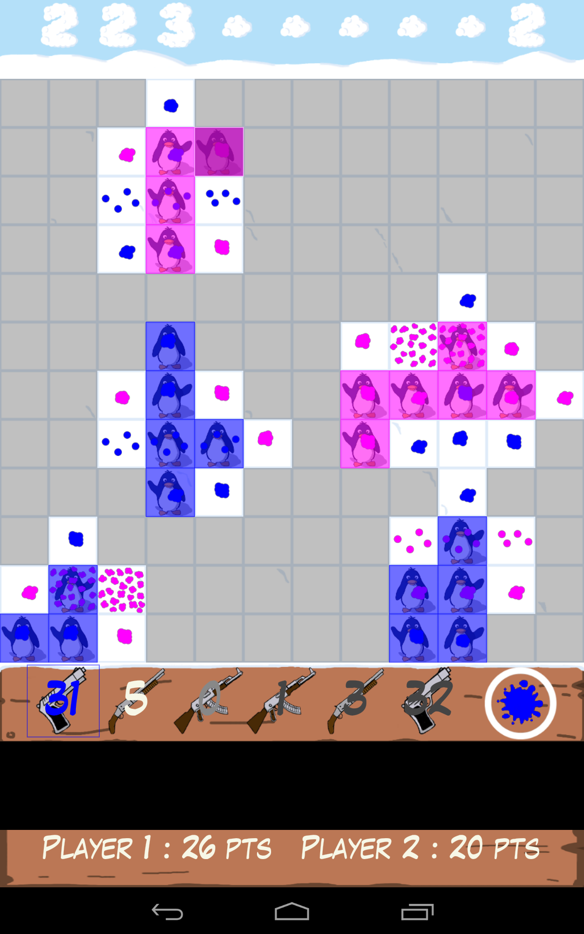Aplicación Shoot Penguins en Amazon Appstore
