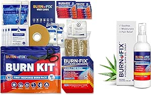 Amazon.com: BurnFix® Burn Kit Comprehensive 25pcs First Aid Kit ...