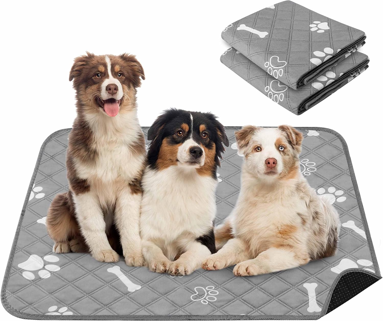 Amazon.com: PatiencET Washable Pee Pads for Dogs, 36'' x 48" Reusable ...