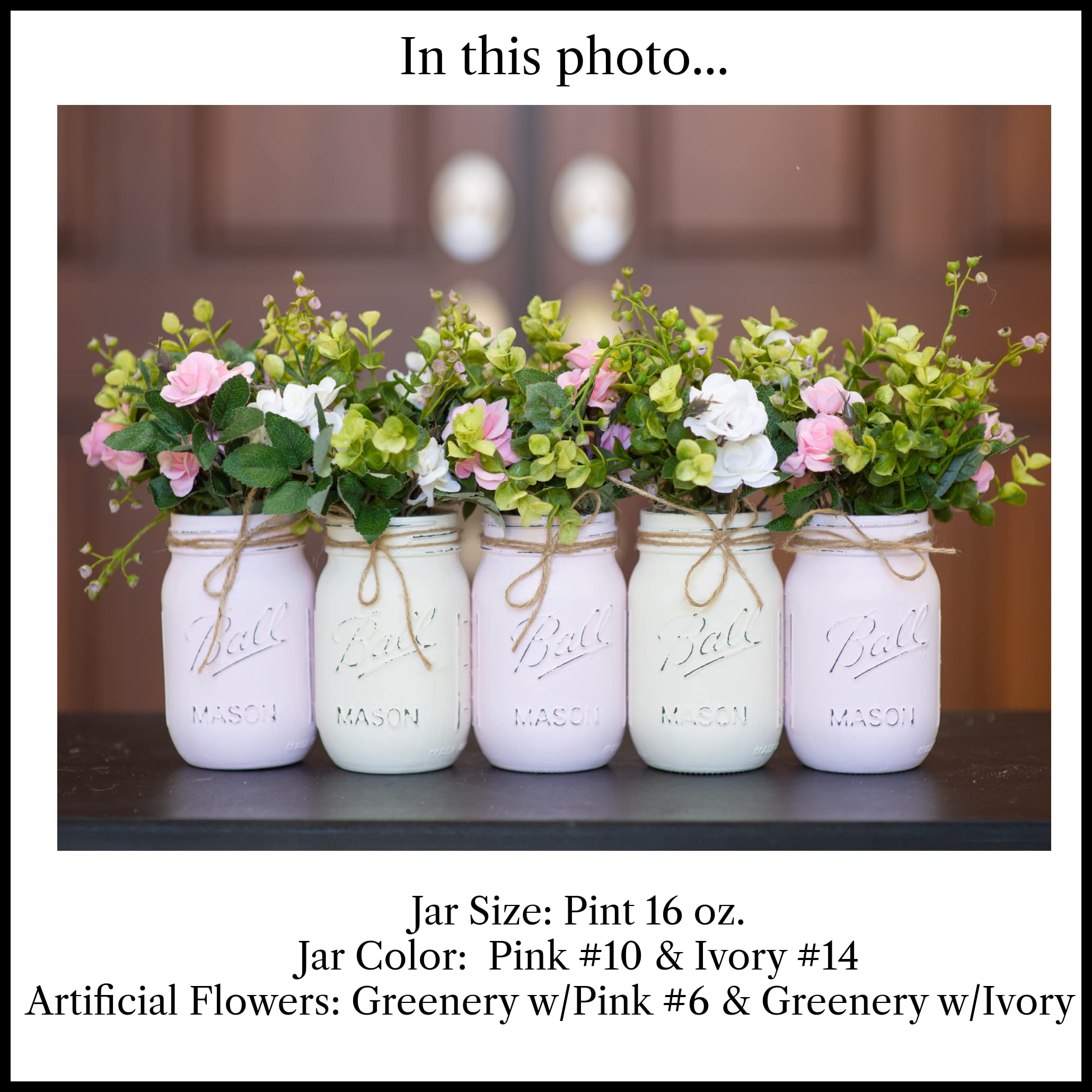 Birthday Mason Jar Centerpieces