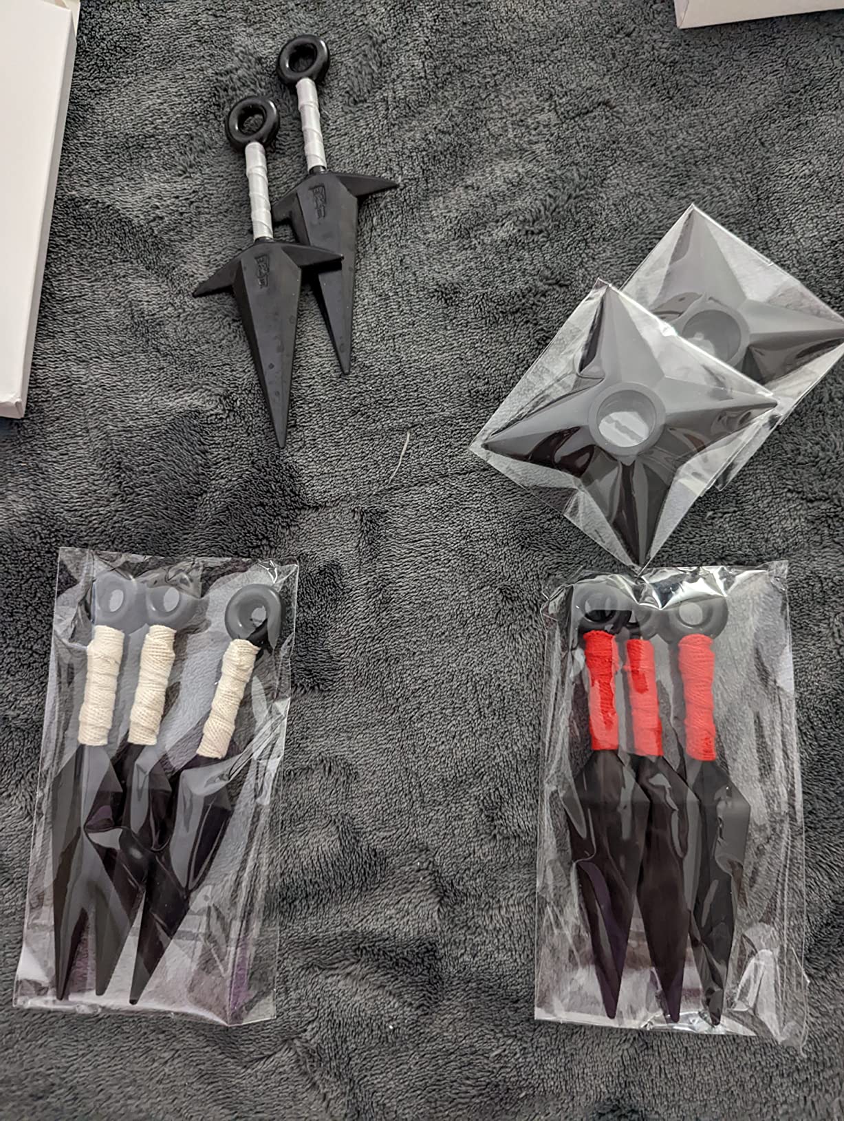 Amazon.com: BMARLF Ninja Cosplay Kunai Set 10 Pcs Props Plastic Ninja ...