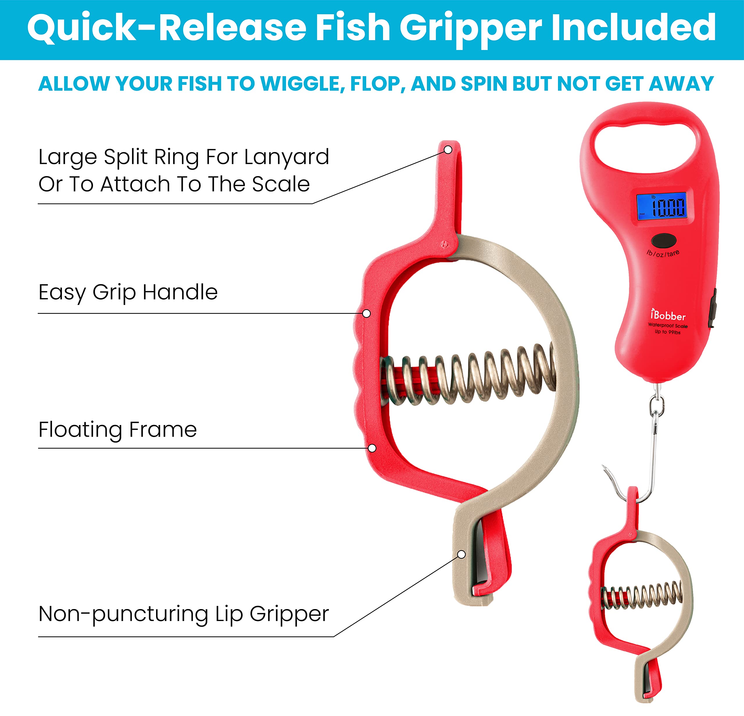 Snapklik.com : iBobber Waterproof And Floating Digital Fish Scale IP68 ...