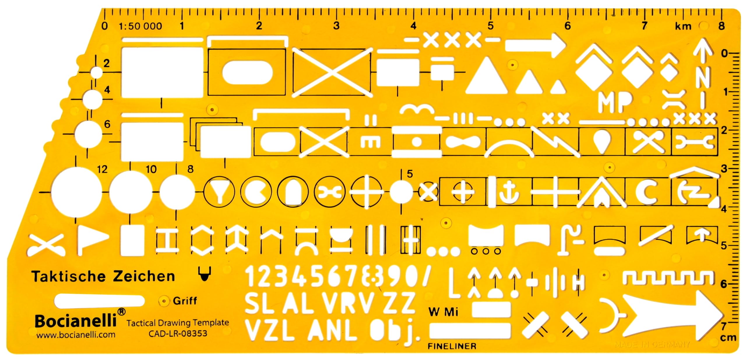Buy NATO Army Troop Plan Marking Symbols Drawing Drafting Template ...