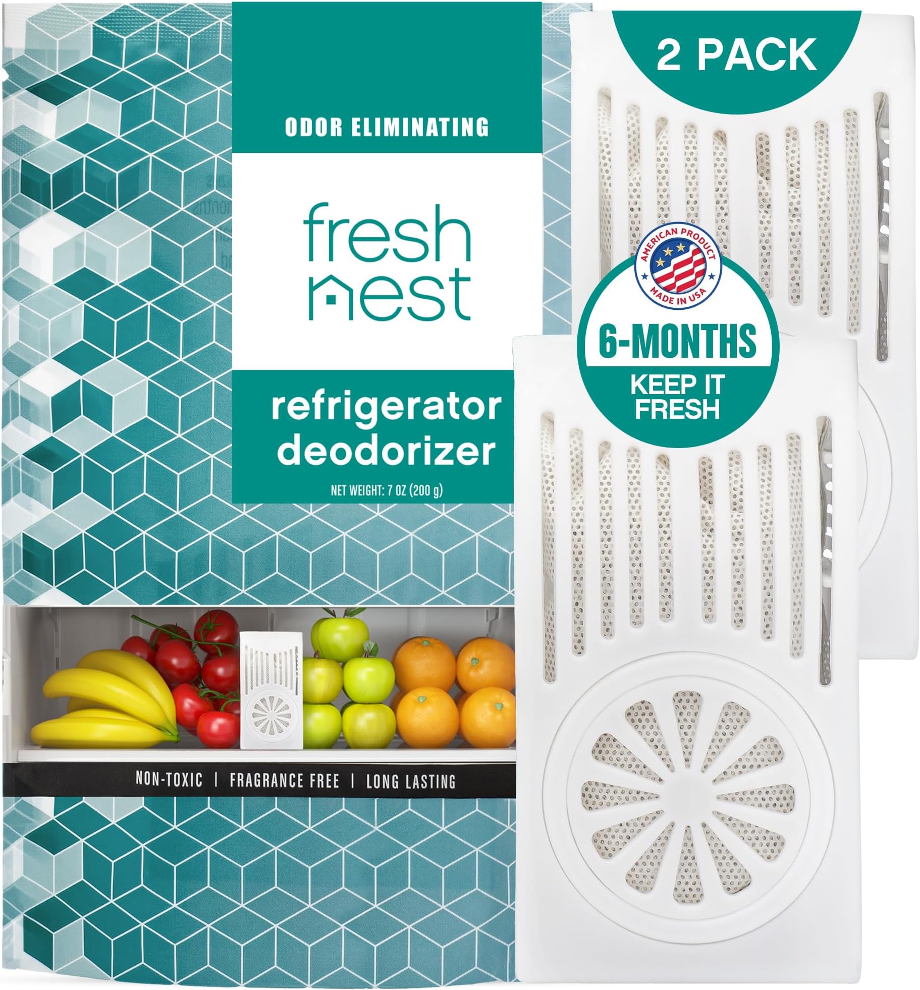 Amazon.com: Refrigerator Deodorizer(4 pack), Fridge and Freezer Odor ...
