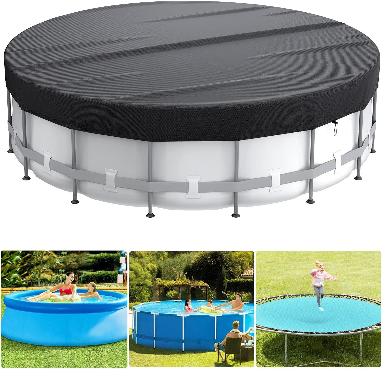 Bestway Cover 4 Seasons for Above Ground Round Pool Diameter 366 cm ...