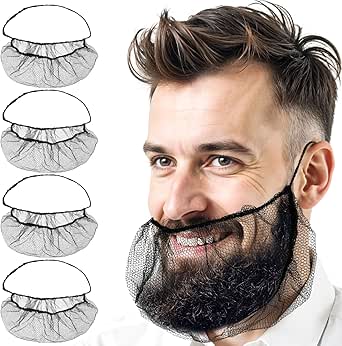 Tucnoeu 100pcs Hair Nets for Food Service Workers,Nylon Beard Nets ...