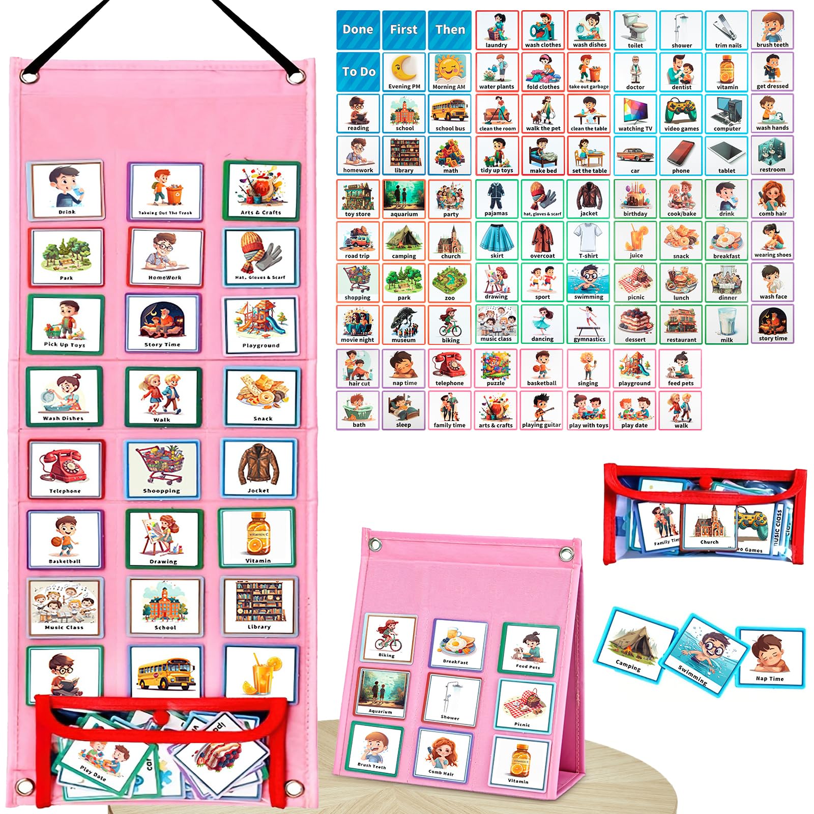 Buy Fairy MakerVisual Schedule for Kids with Autism, Visual Timetable ...