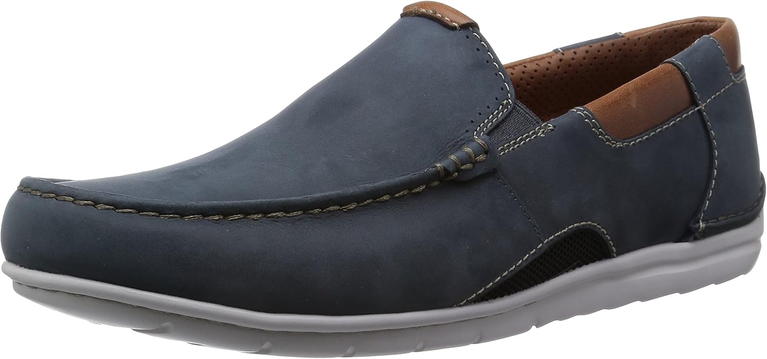 Amazon.co.jp: [クラークス] UnGraysen Free 26106079 Denim Blue Nubuck(デニムブルー ...