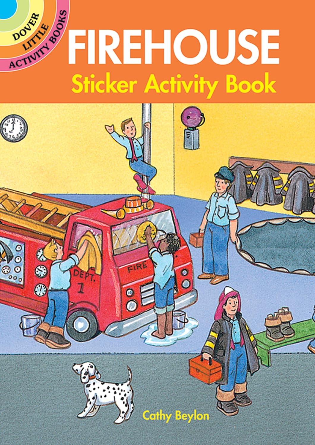 Firehouse Sticker Activity Book: Cathy Beylon: 9780486298467: Amazon ...