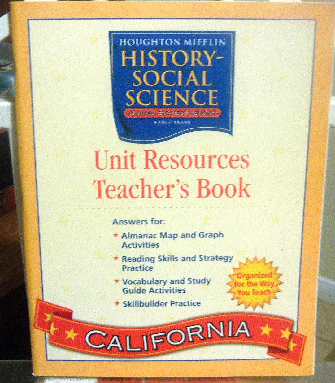 Amazon.com: Houghton Mifflin Social Studies California: Unit Res & Prc ...